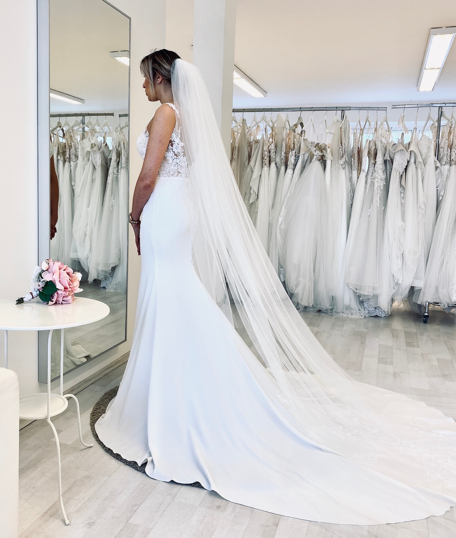 Wedding Veil Tulle Bridal Veil Wedding Long Veil Bride - Etsy UK