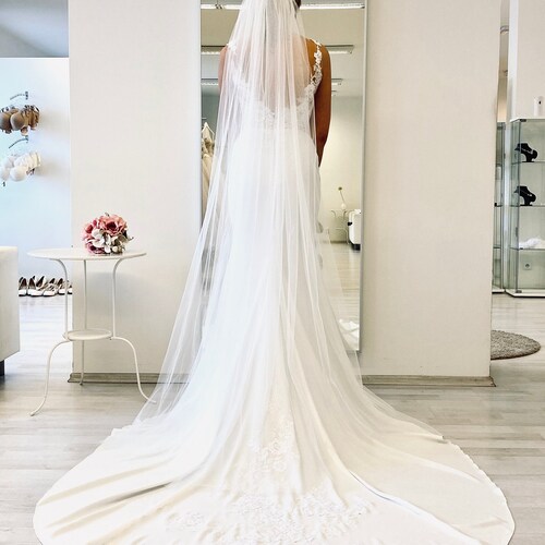 Soft Wedding Veil Bridal Tulle Bridal Veil White Ivory - Etsy