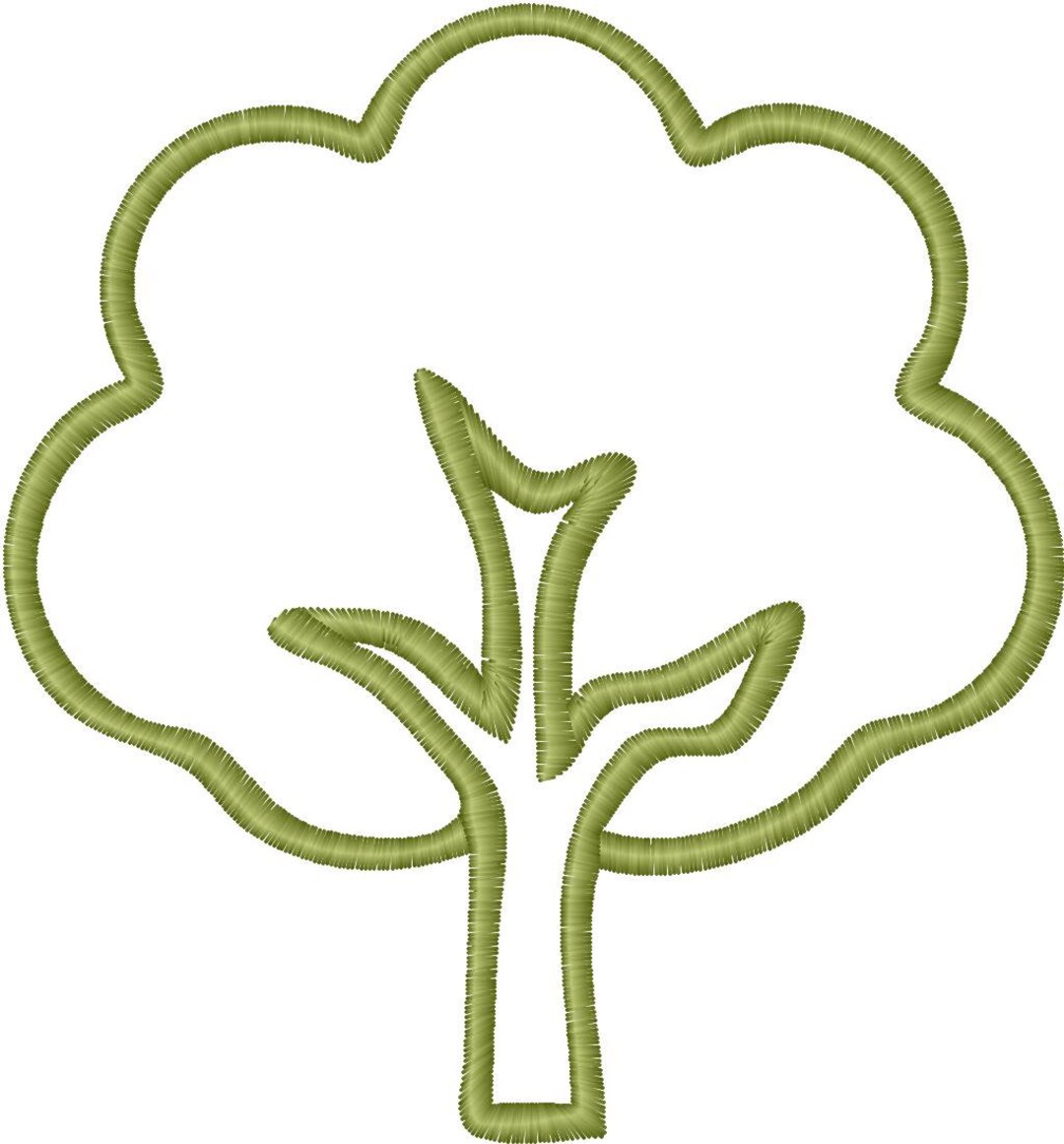 Tree Embroidery Design, 7 Sizes, Tree Embroidery, Embroidery, Machine ...