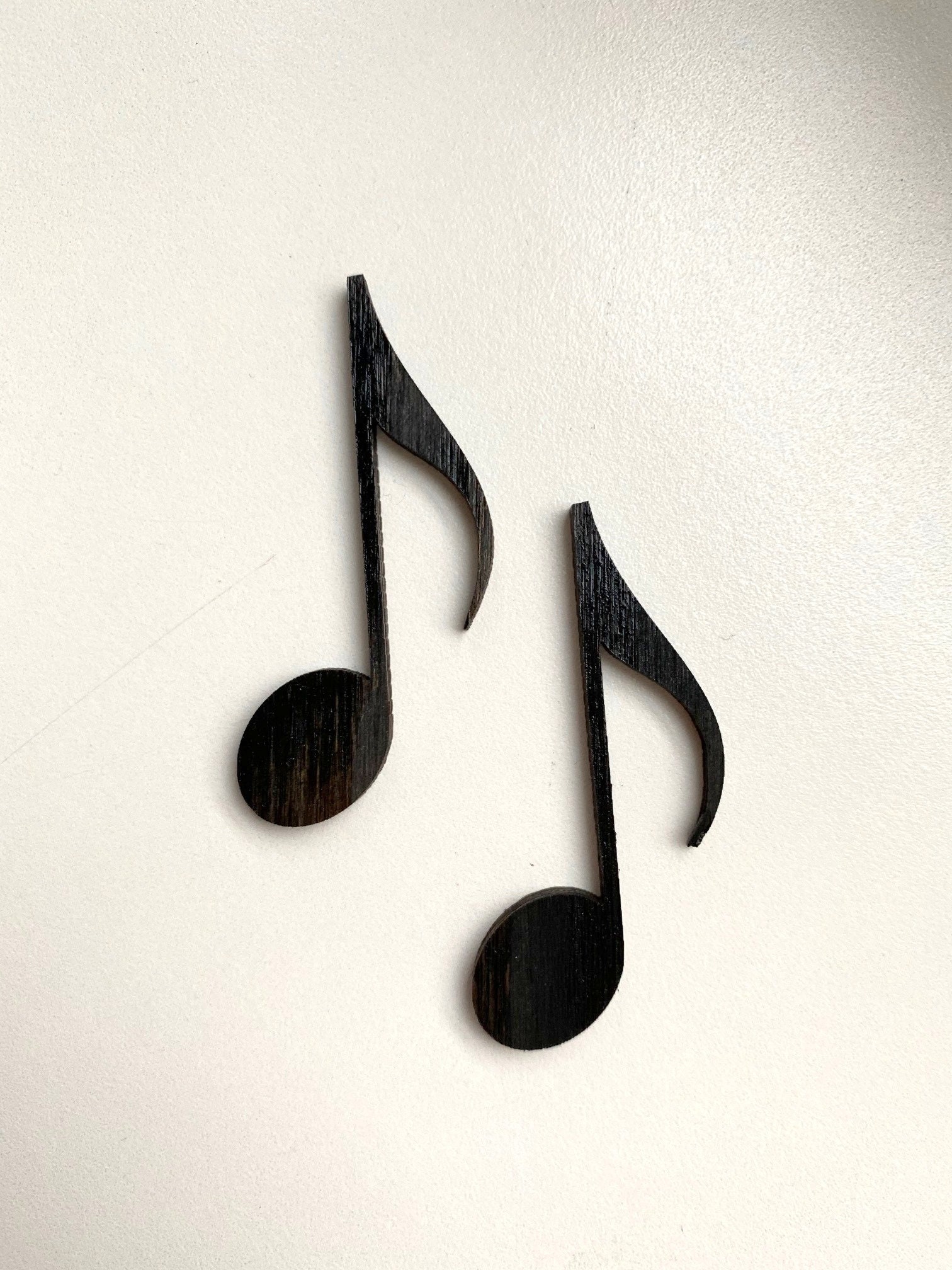 Wooden Music Notes Decoration Wall Decoration Wood Modern - Etsy