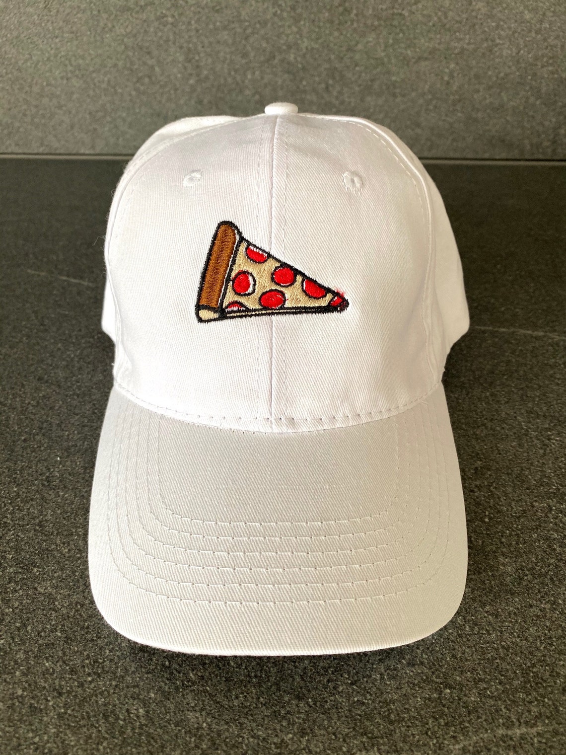 Pizza Baseball Hat Pizza Slice Hat Pizzeria Cap Embroidery - Etsy