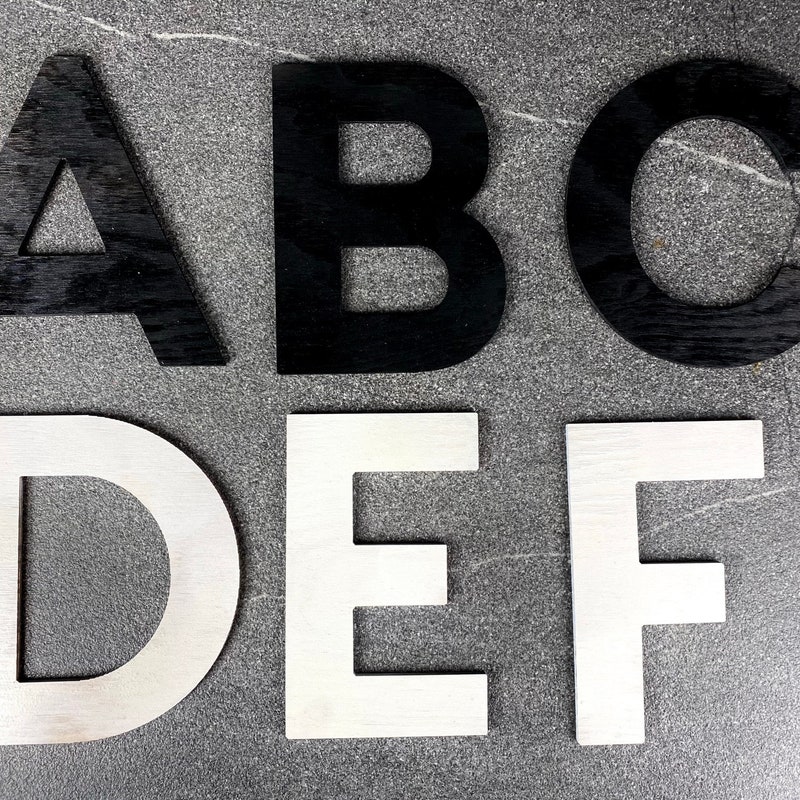 Wooden Letters - Etsy