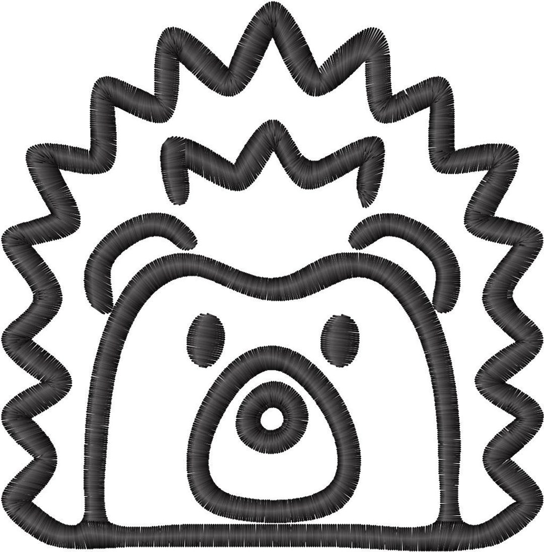 Hedgehog Embroidery Design, 7 Sizes, Dove Embroidery, Hedgehog ...