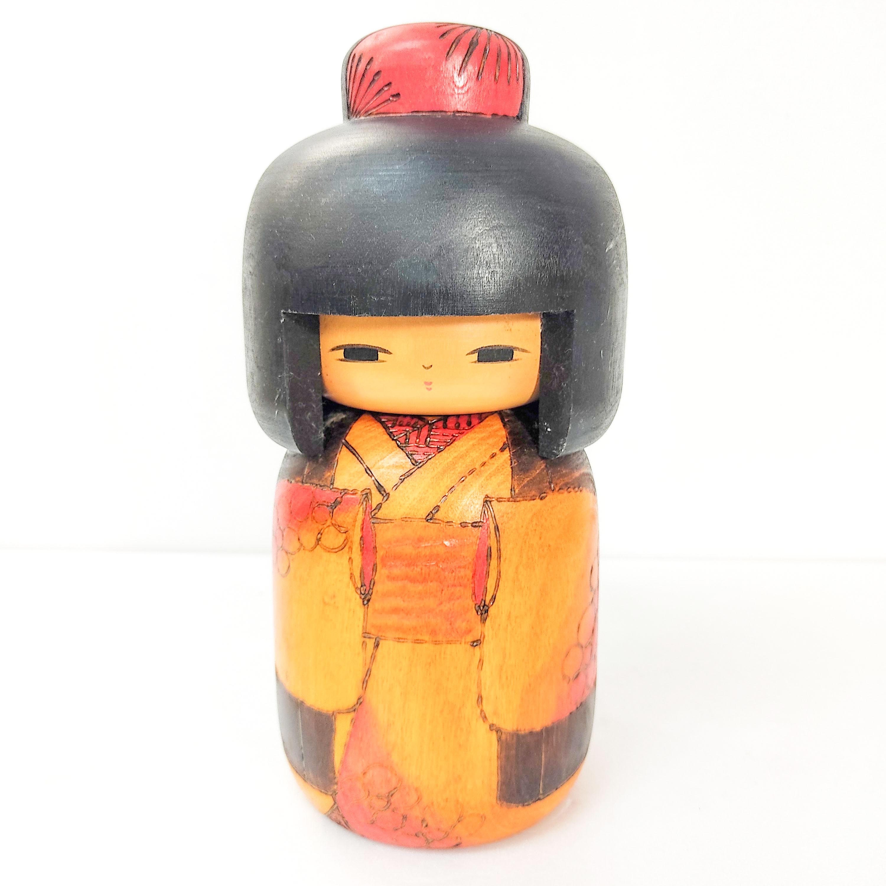 RARE Kokeshi Doll Creative Japanese Sosaku by Fumio Tomidokoro - Etsy