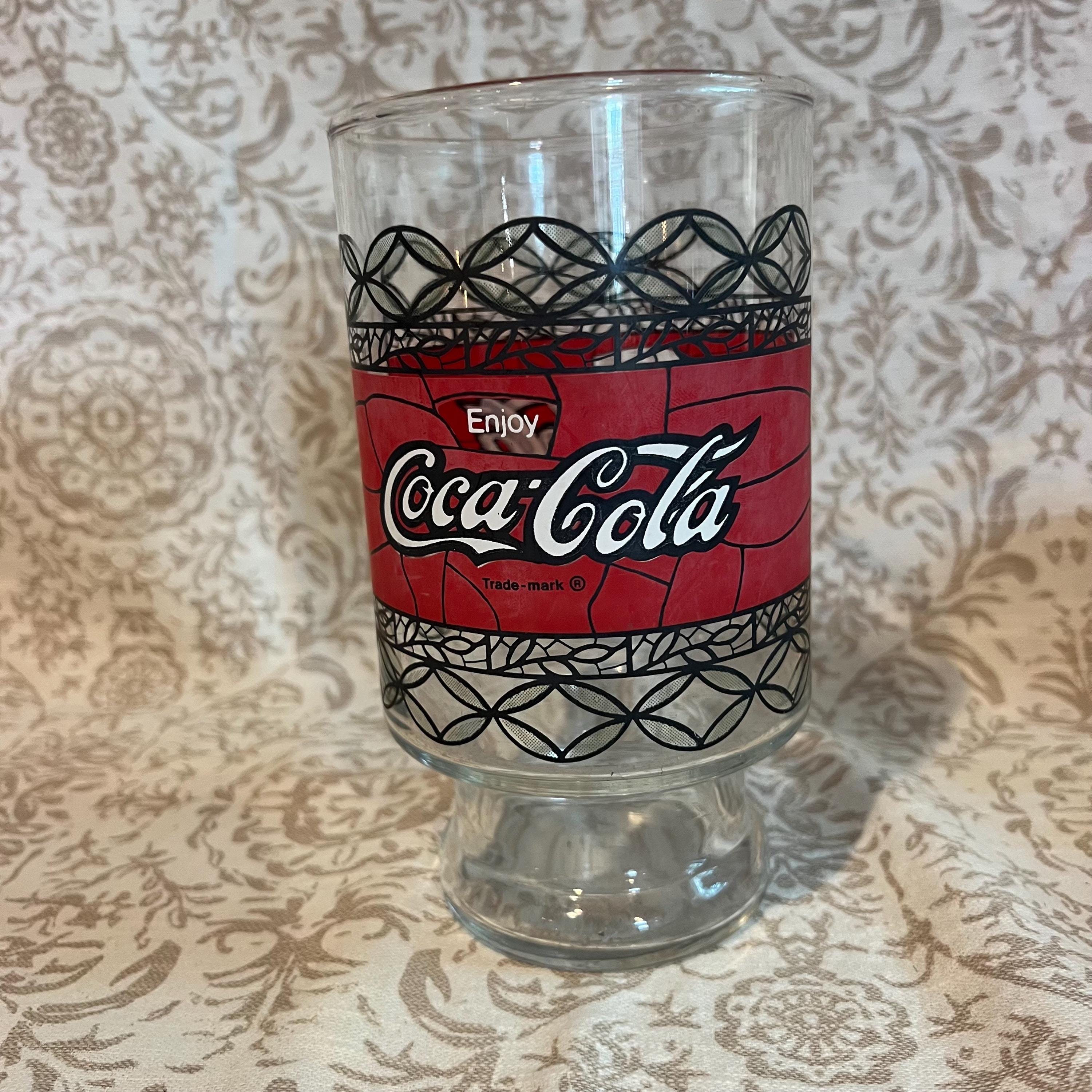 Vintage Coca-cola Glass - Etsy