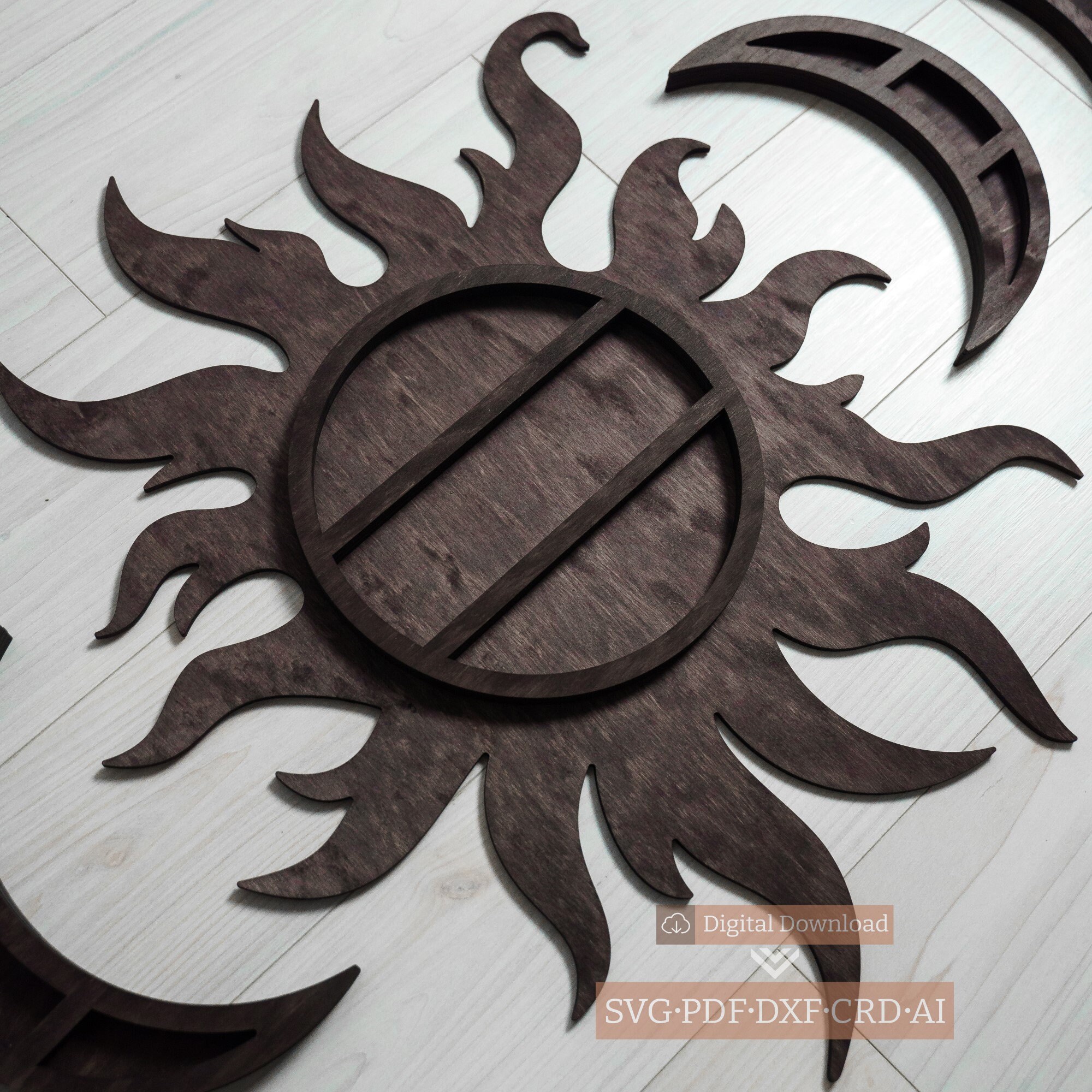 Sun Shelf Svg, Sun Shelf Pdf, Sun Shelf Pattern, Moon Shelf Pattern ...