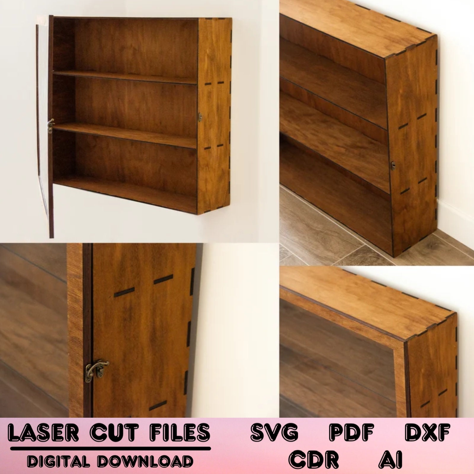 Display Case Svg, Display Case Pdf, Display Cabinet Svg, Display ...