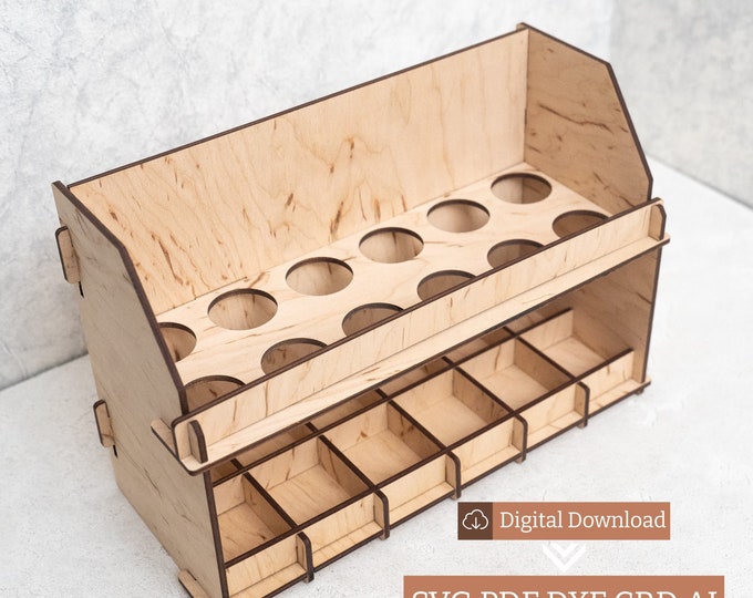 Tool Rack Plywood, Tool Storage Rack, Handcrafted Wooden Tool Holder ...