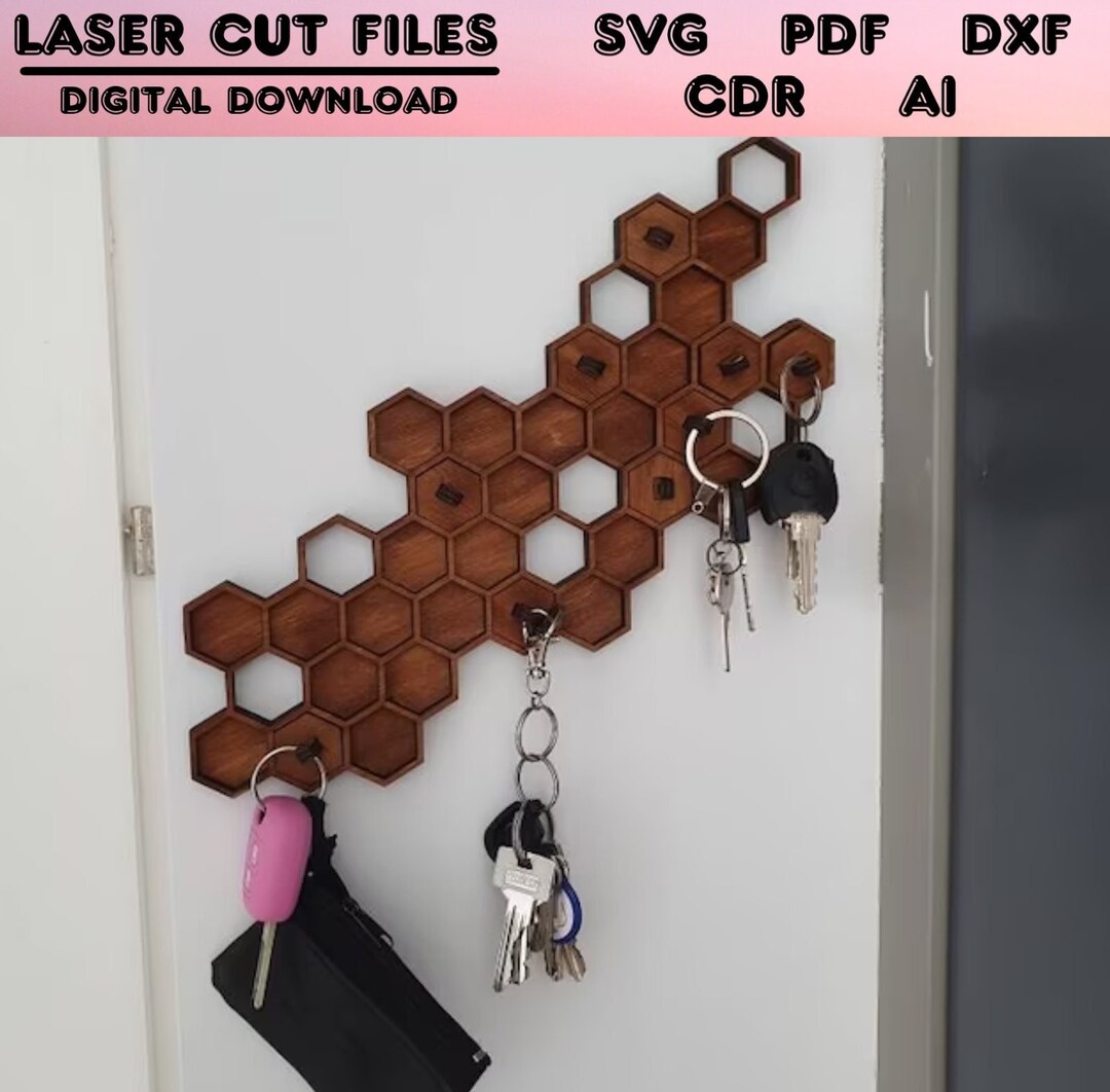 Key Holder Svg Key Holder Pdf Key Holder for Wall Svg Key - Etsy Australia