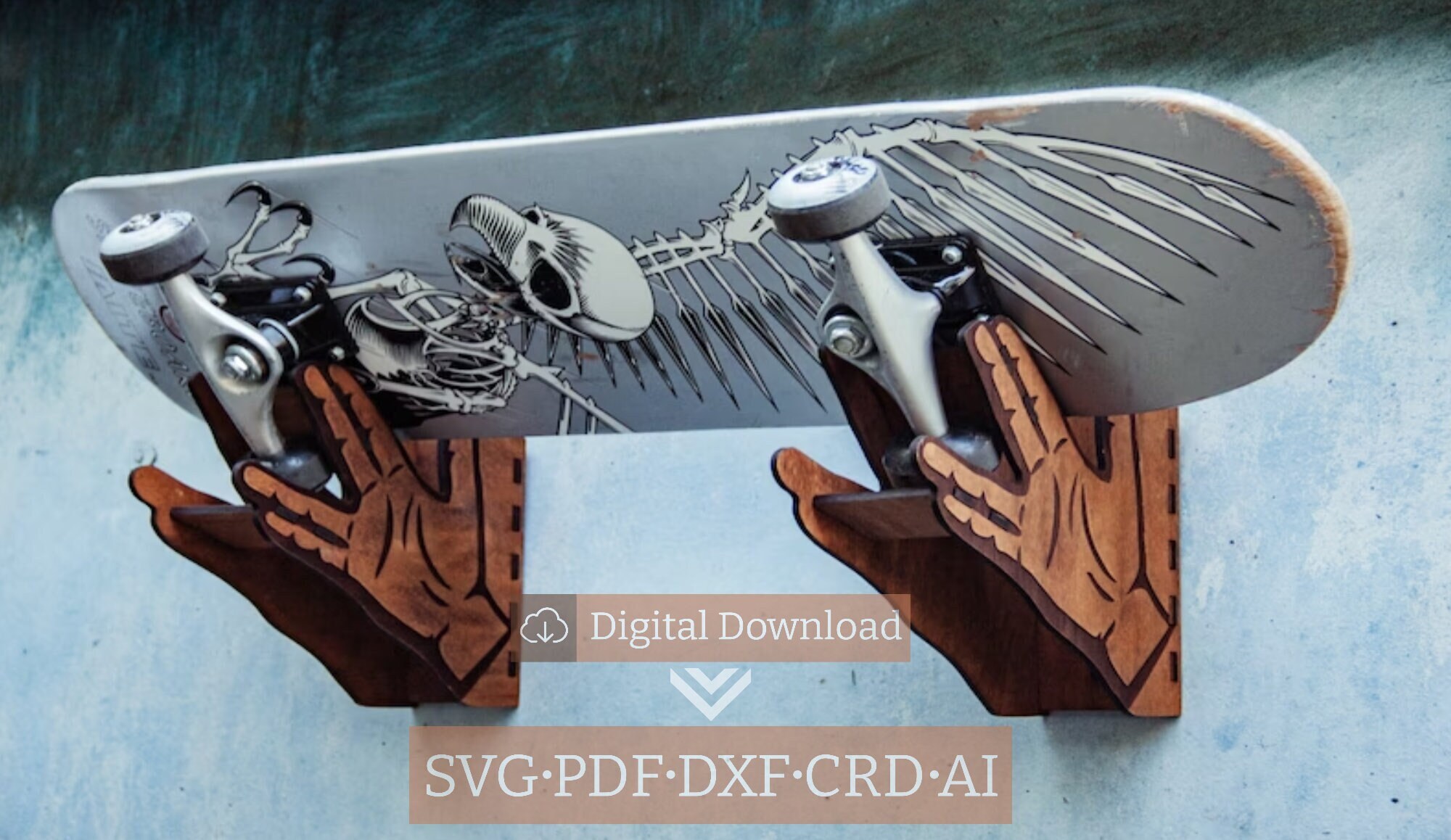 Skateboard Wall Rack Svg, Skateboard Wall Rack Pdf, Skateboard Wall ...