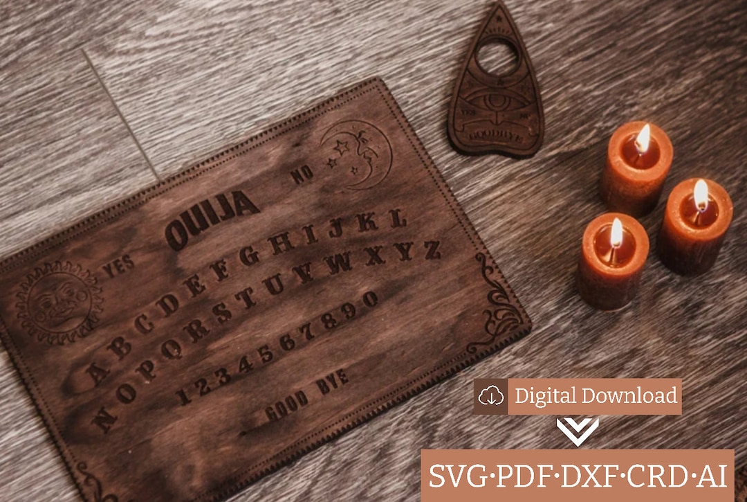 Ouija Board Svg, Ouija Board Pdf, Ouija Board Pattern, Spirit Board Svg ...