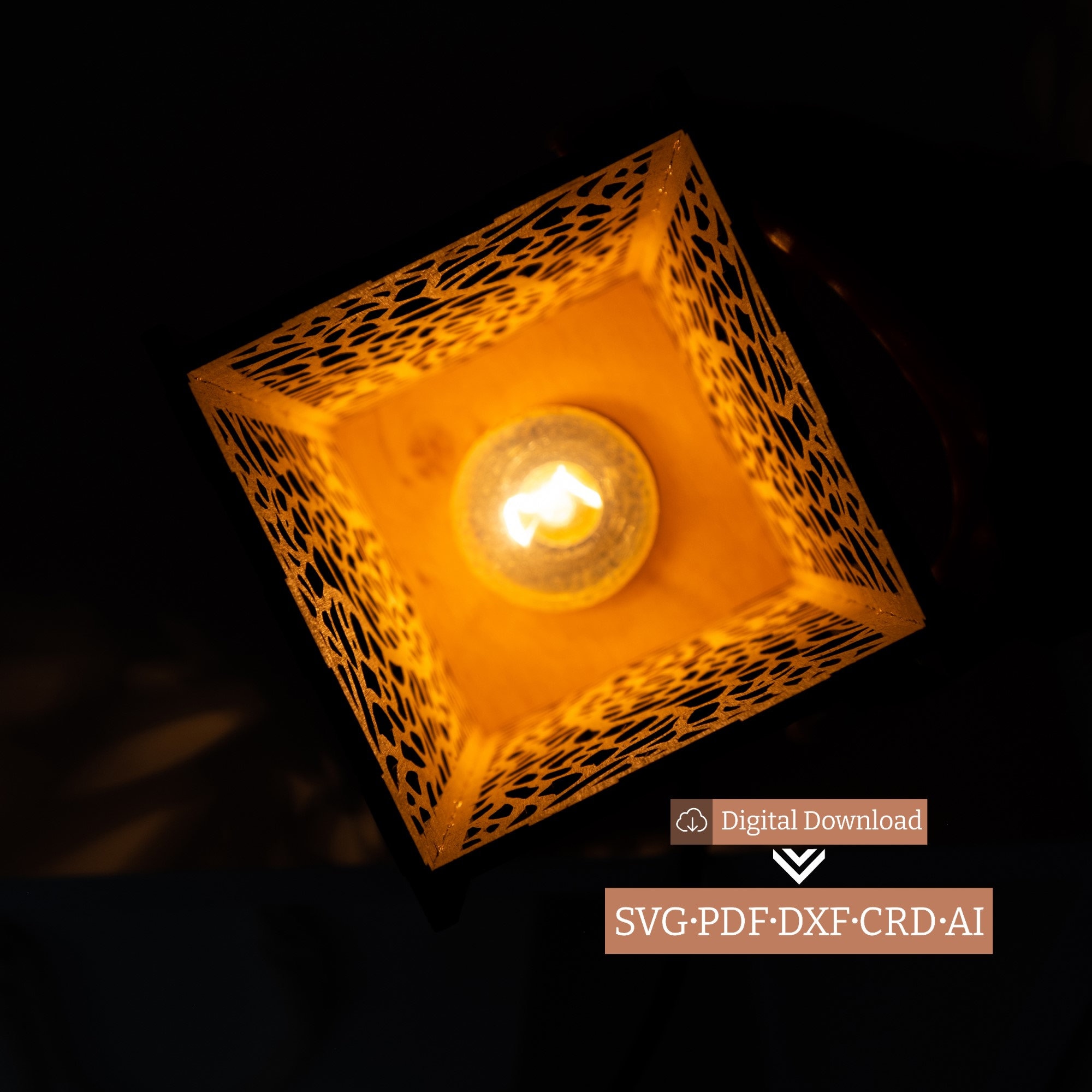 Wood Table Lamp Shade Pattern Wood Table Lamp Shade Pdf - Etsy