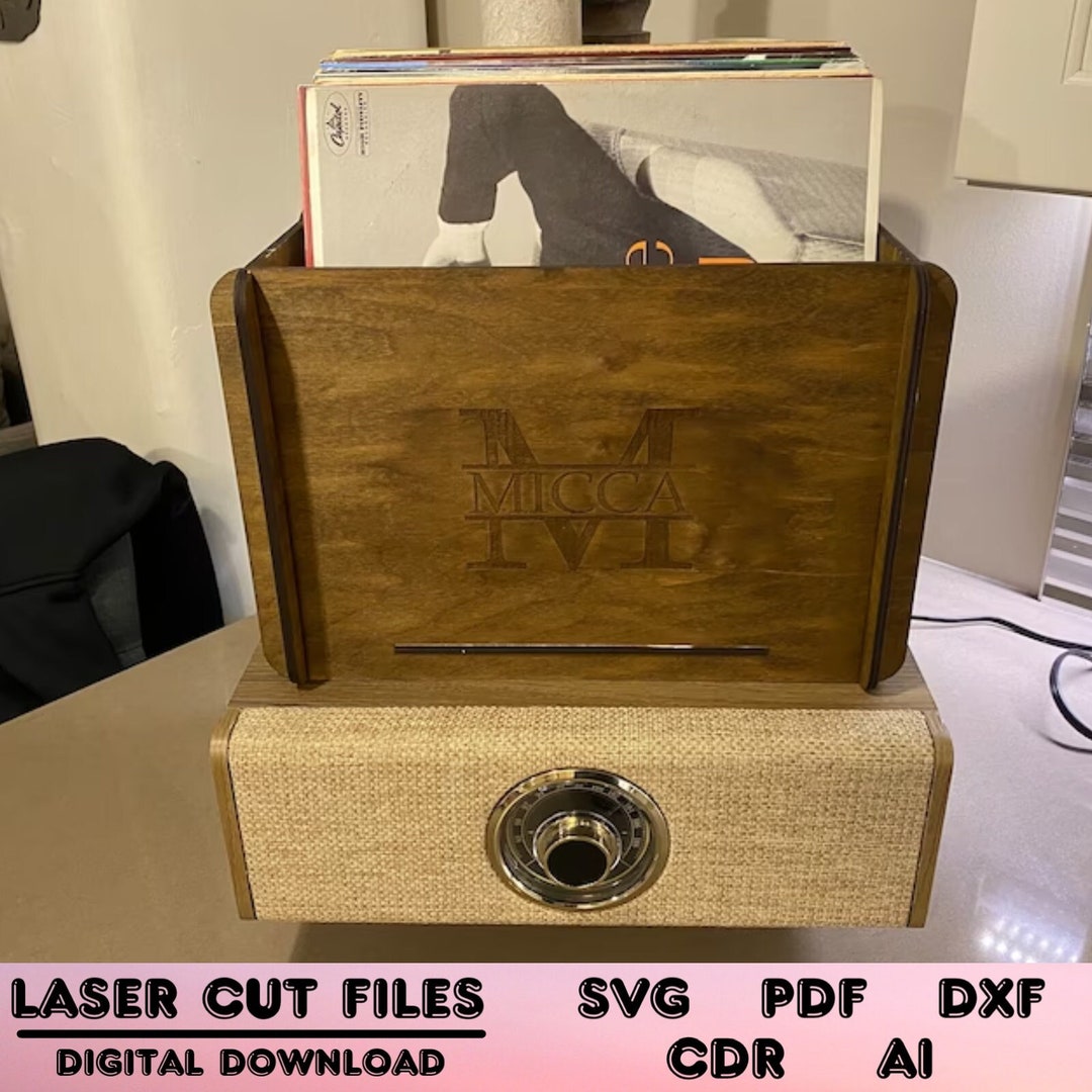 Vinyl Record Storage Laser Cut, Vinyl Record Organizer Laser Cut, Vinyl ...