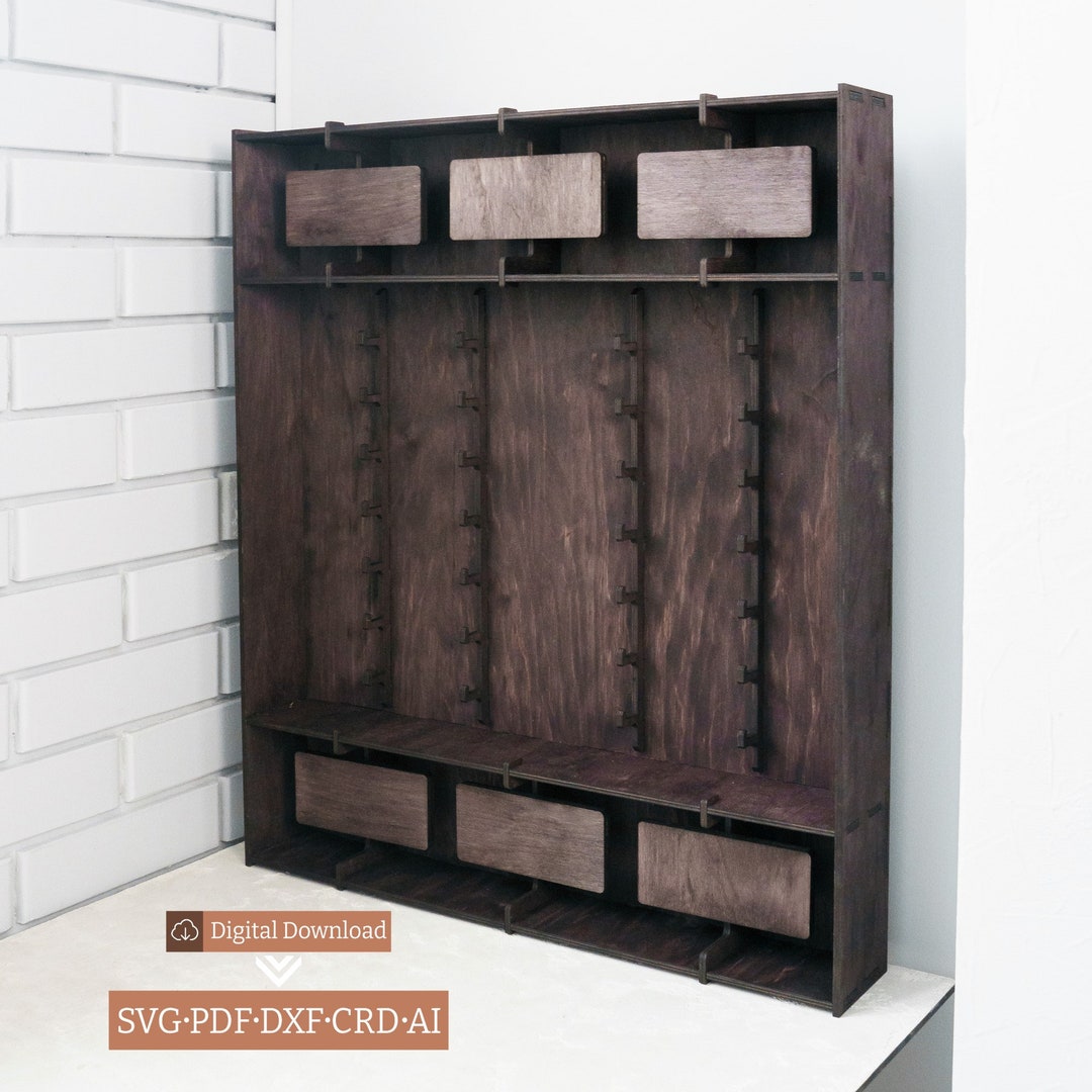 Clock Holder Svg, Clock Holder Pdf, Clock Holder Pattern, Knife Holder ...