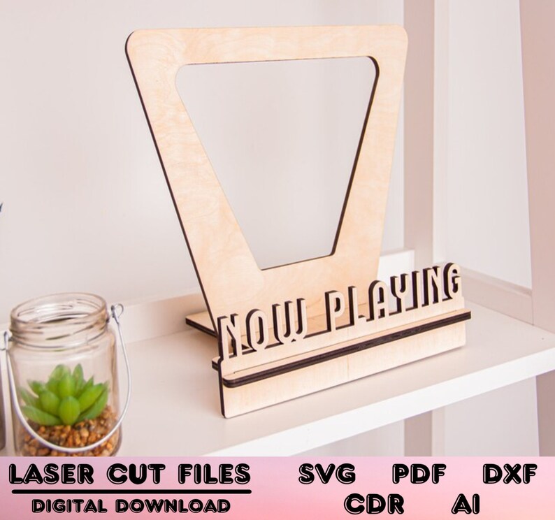 Vinyl Record Stand Svg, Vinyl Record Stand Pdf, Vinyl Record Storage ...