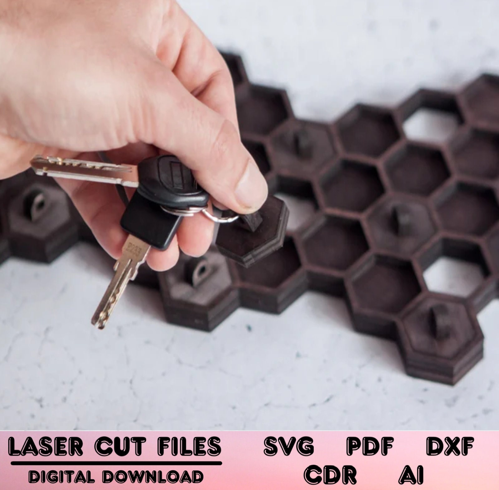 Key Holder Svg Key Holder Pdf Key Holder for Wall Svg Key - Etsy Australia