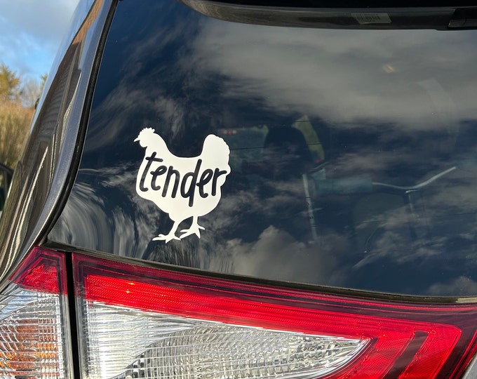 Chicken Tender Waterproof Vinyl Decal - Etsy