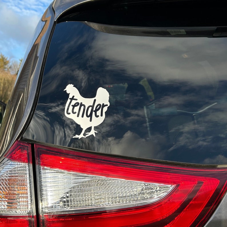 Chicken Tender Waterproof Vinyl Decal - Etsy