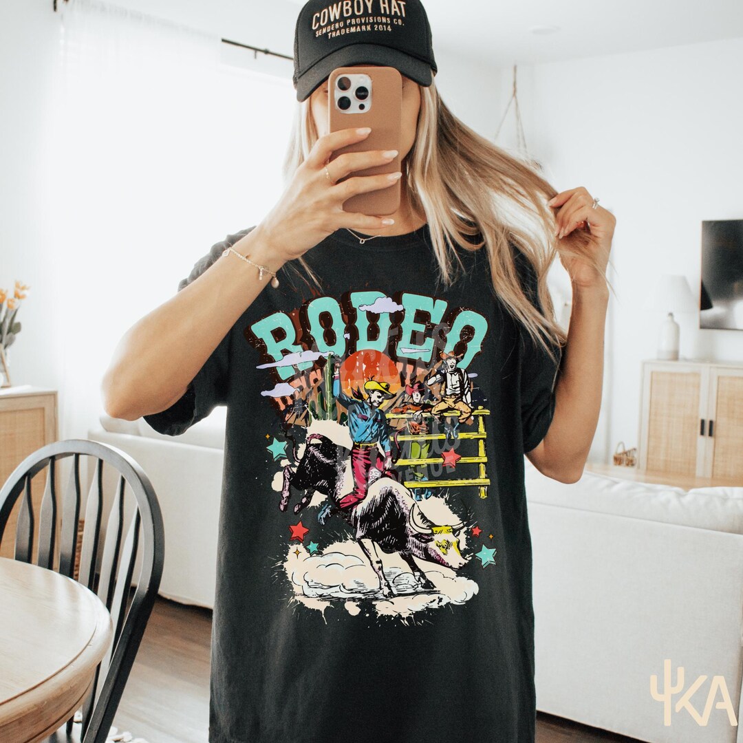 Vintage Rodeo Shirt, Yallternative Western Graphics Shirt, Country ...
