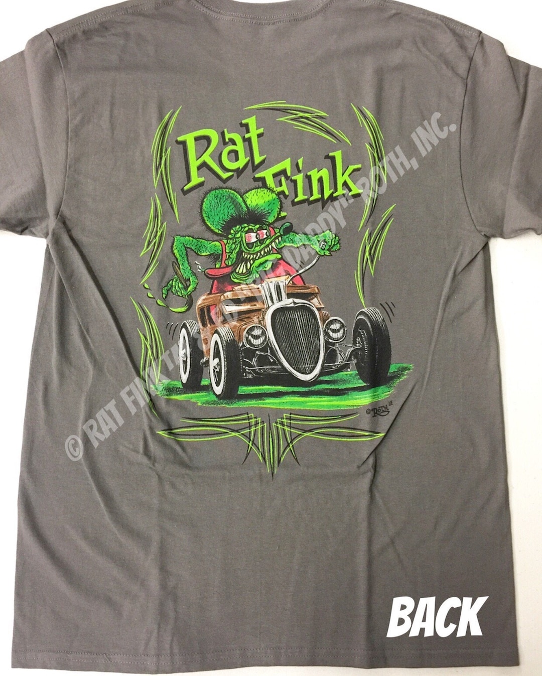 Official Rat Fink 2015 Hot Rod T-shirt Ed Big Daddy Roth Men's Tee Size ...