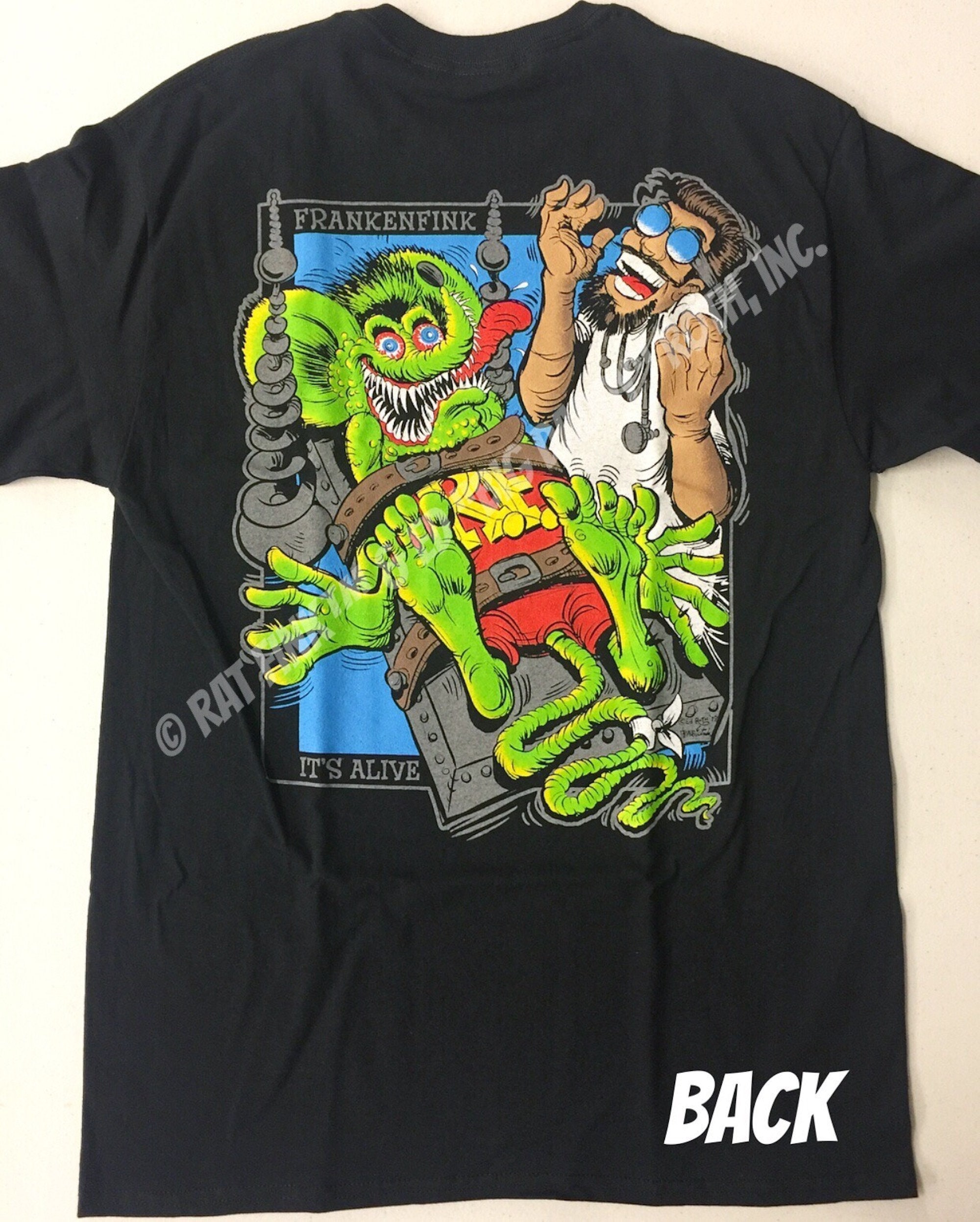 Official Rat Fink Frankenfink T-shirt Ed Big Daddy Roth Official Rat Fink Frankenfink T-shirt Ed Big Daddy Roth