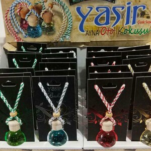 2x Beautiful Refill Perfume Car Hanger Bottle With Many Smells | Etsy