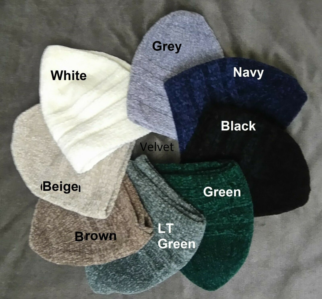 2 X Velvet Men Skull Cap Islamic Prayer Hat Topi Kufi Head Wear Price ...