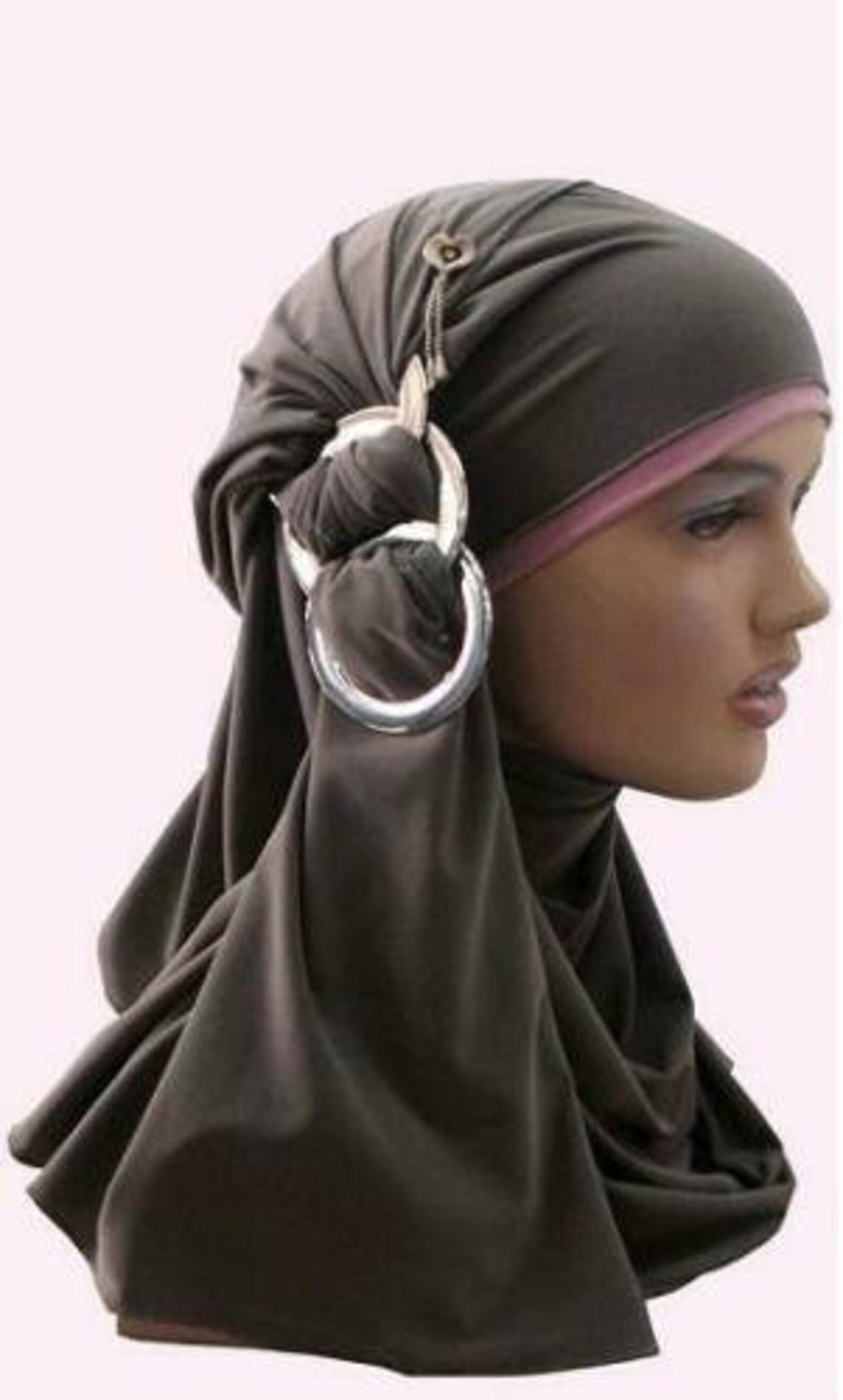Fancy Ring Metal Hijab Head Wear Cover Scarf Islamic Dress - Etsy UK