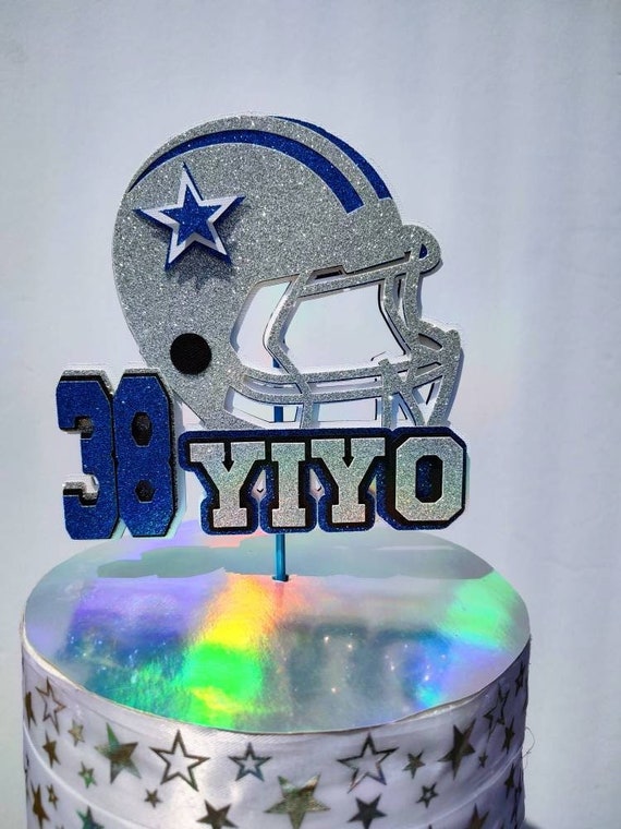 Dallas Cowboy Helmet Cake