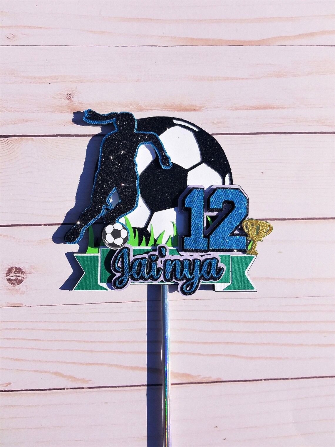 Girl Soccer Cake Topper/girl Sports Cake Topper/boy Soccer Cake Topper ...