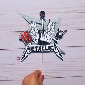 Rock Cake Topper/ Heavy Rock Cake Topper/ Heavy Metal Cake Topper/ Punk ...