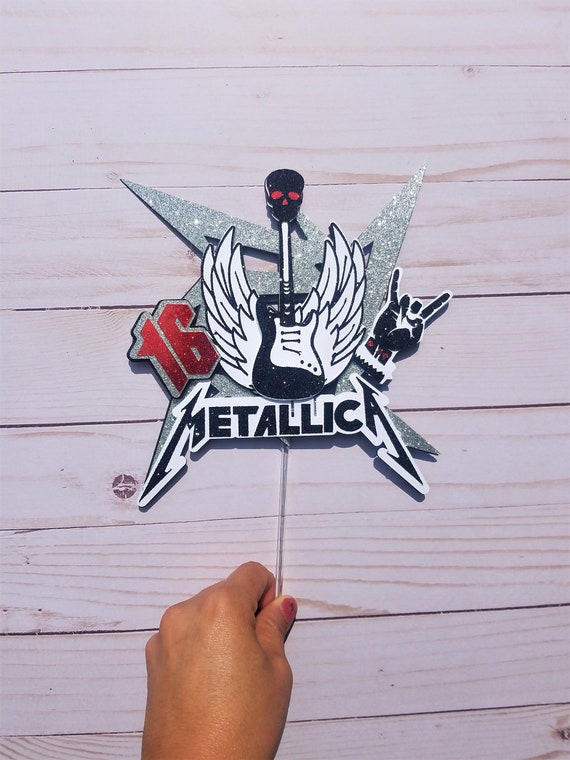 Rock Cake Topper/ Heavy Rock Cake Topper/ Heavy Metal Cake - Etsy
