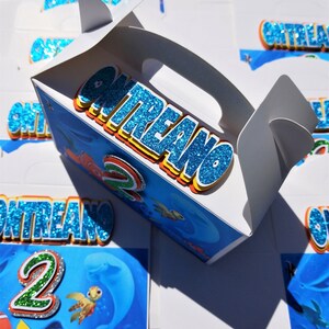 Finding Nemo Favor Boxes/custom Gable Boxes/ Finding Nemo Candy Boxes ...