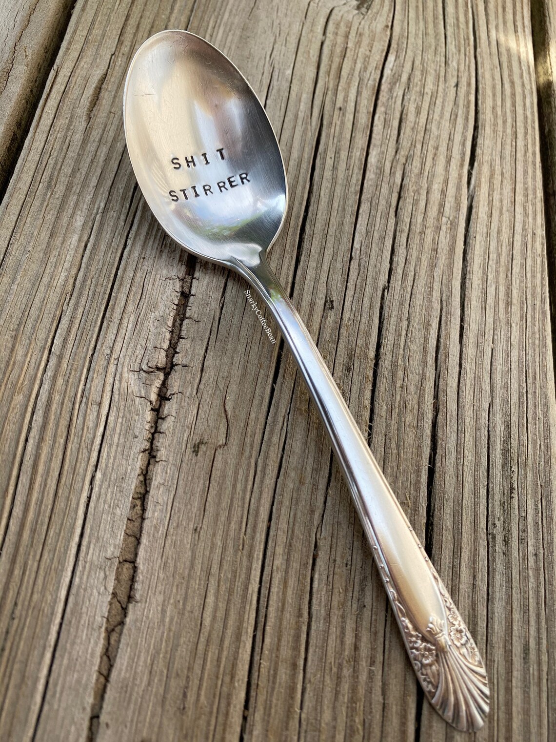 Personalized Spoon | Shit Stirrer | Funny Gift | Vintage Spoon ...