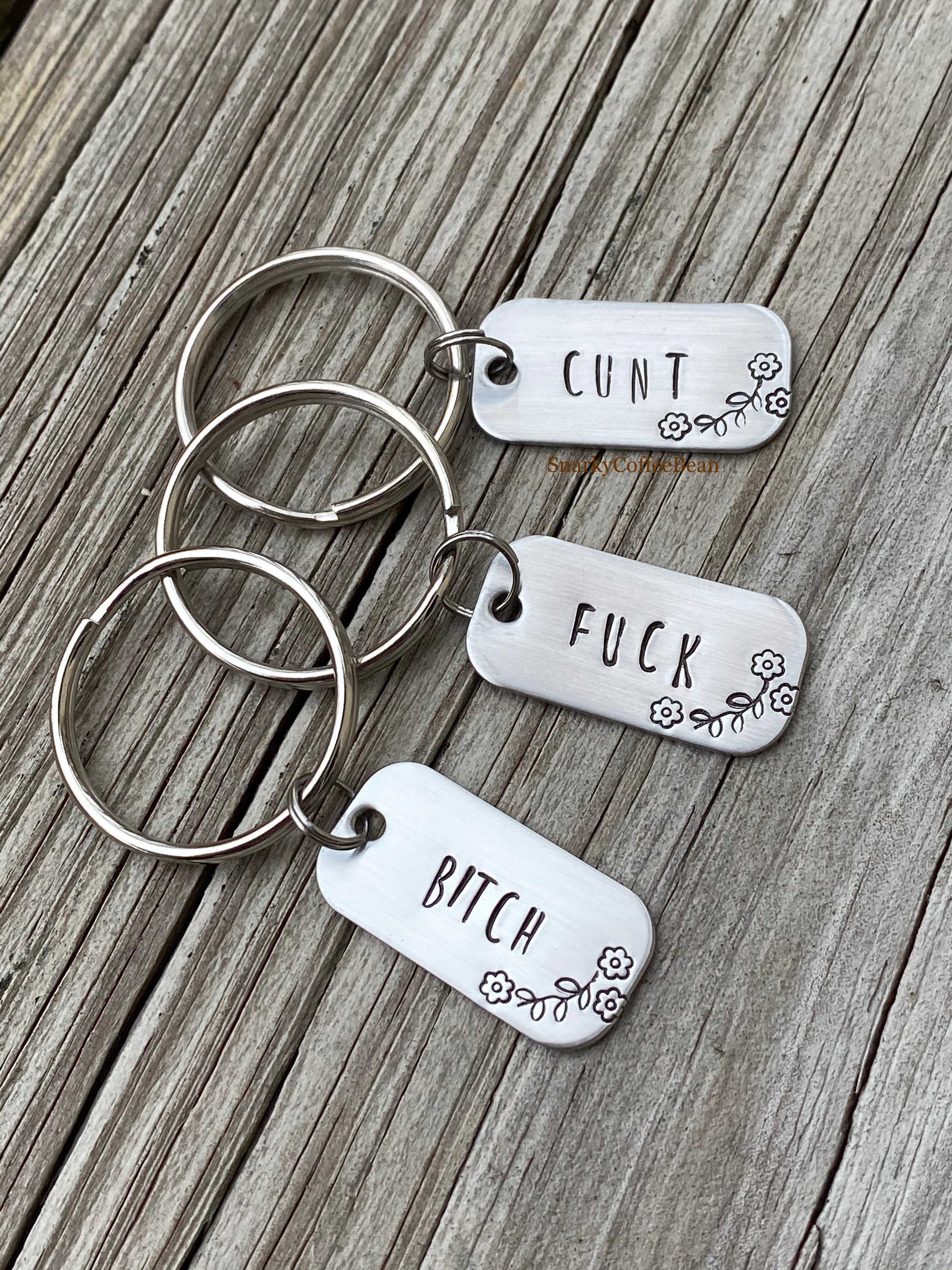 Sweary Keychain Adult Keychain Vulgar Keychain Fuck - Etsy UK