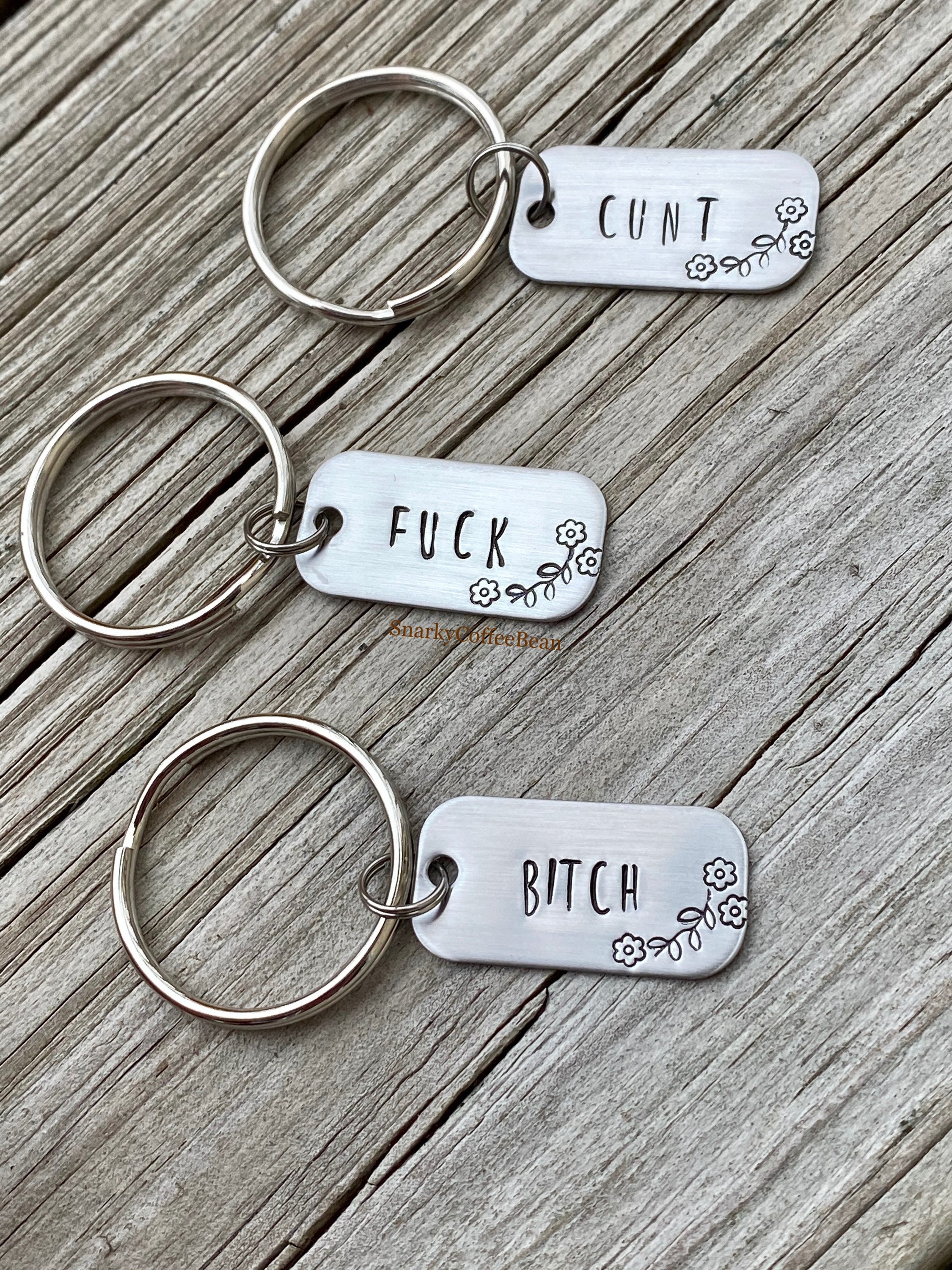 Sweary Keychain Adult Keychain Vulgar Keychain Fuck - Etsy UK