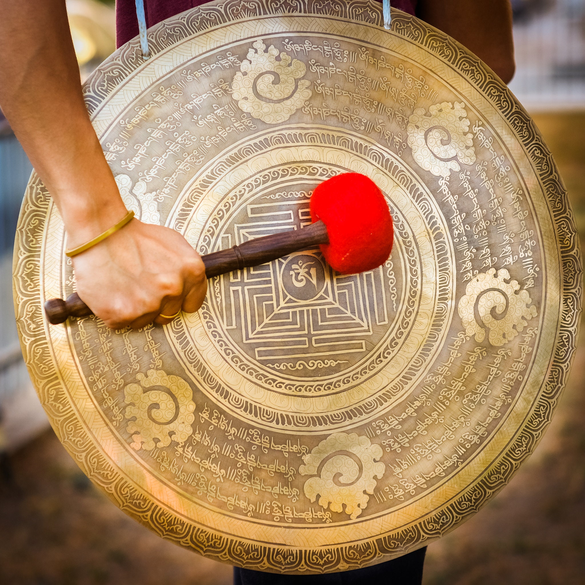 FLASH SALELarge GONG 19 Inches for sound healing | Etsy