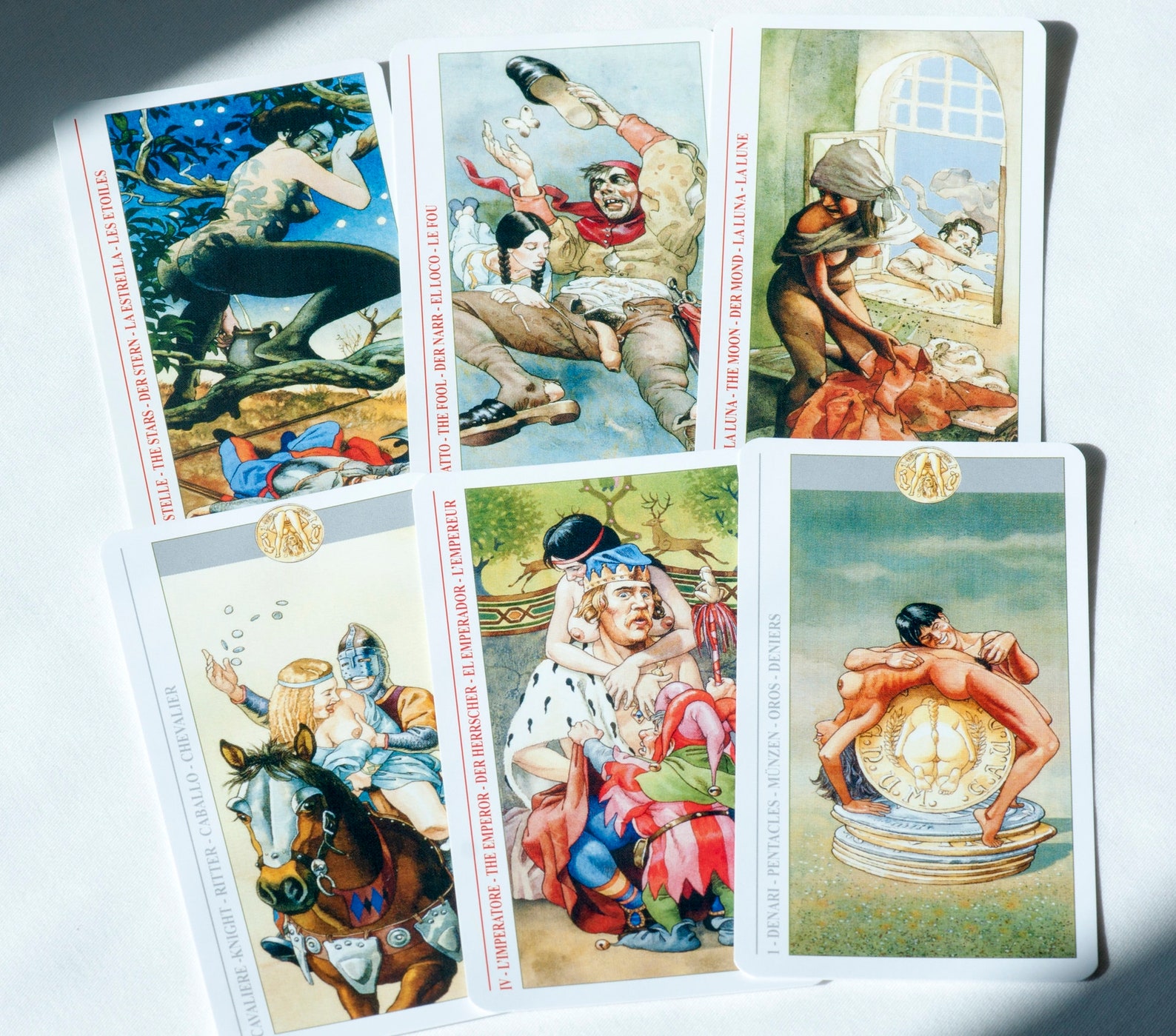 Decameron Sexy Tarot Baraja Tarot Cartas Deck 78 Cartas De Etsy