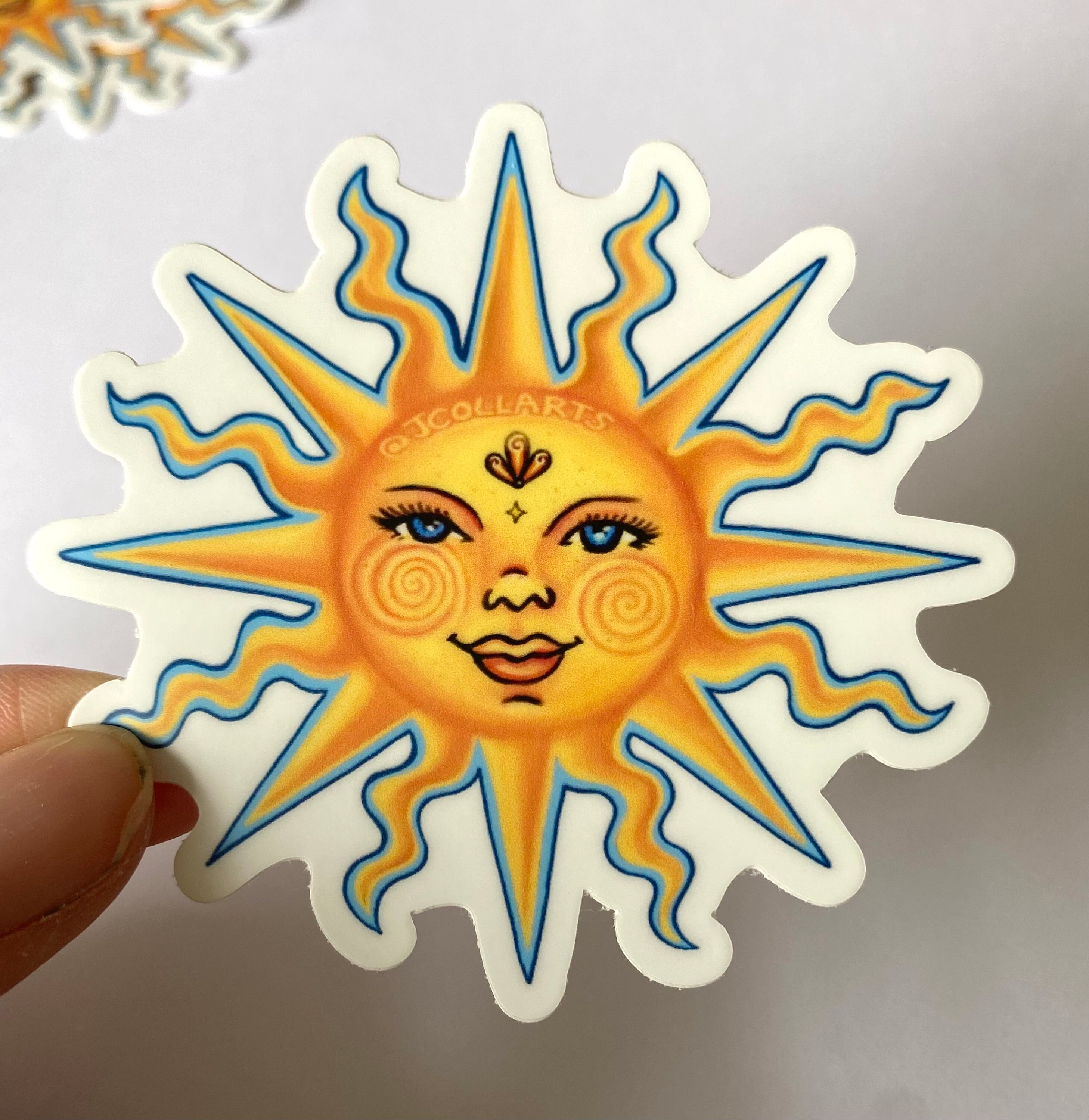 Sunny Smile Sticker | Etsy