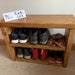 Shoe Rack Shoe Boots Hallway Bench Rustic Solid Wood Choice - Etsy UK