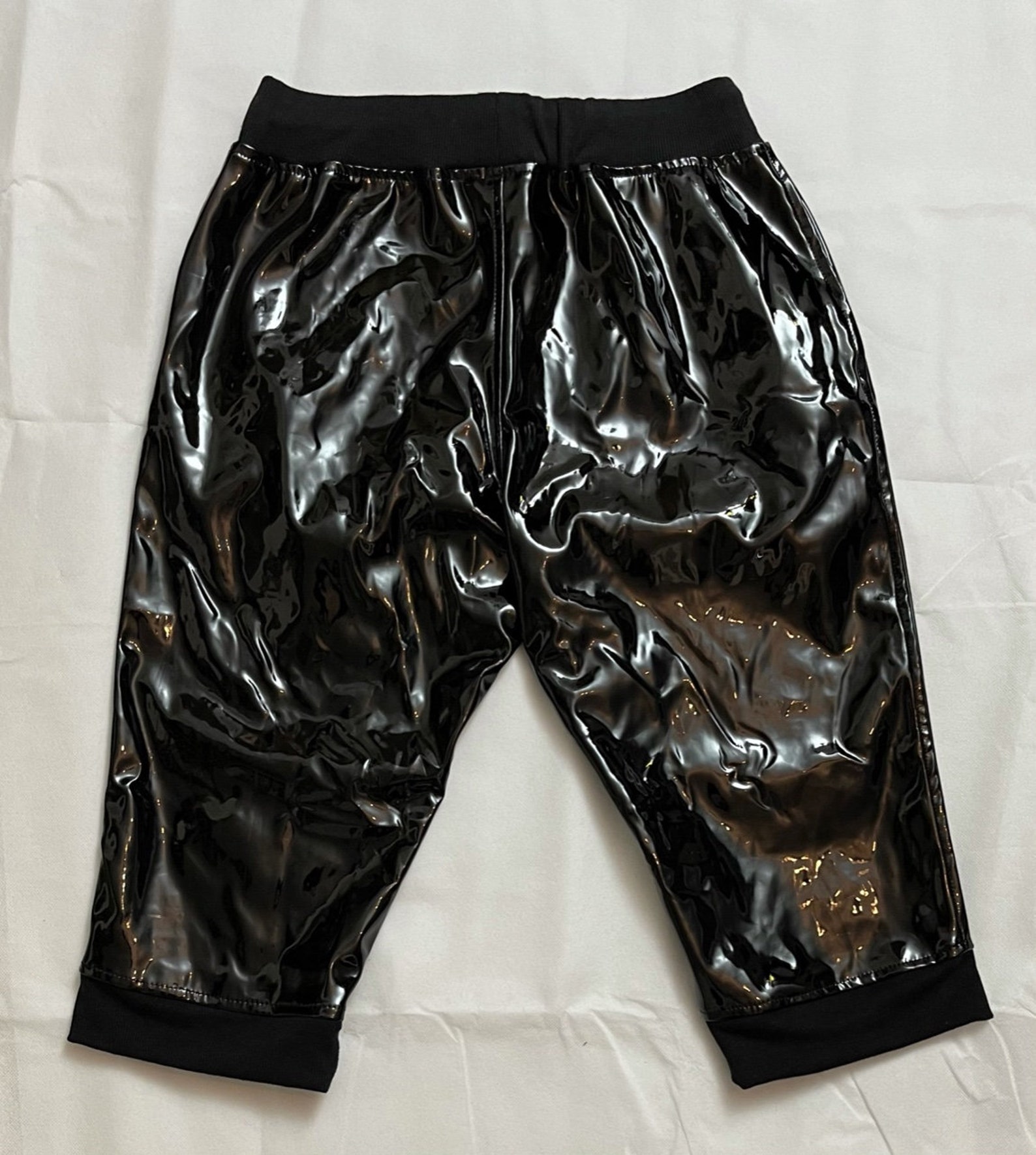 PVC Elastic Shorts Leisure Shorts Size M L XL 2XL 3XL | Etsy