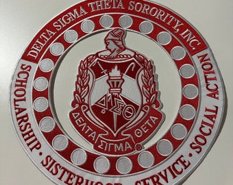 Delta Sigma Theta Patch - Etsy