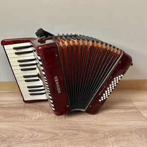 Rare Accordion Hohner Student IVM, 32 Bass, 2 Voice, Germany Accordion ...