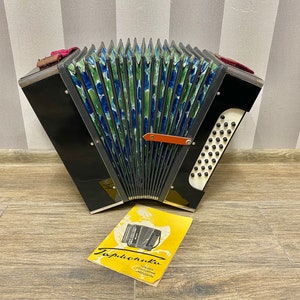 Russian Tulskaya Garmoska 1960s, Rare Garmoska, 4 Voice, Harmonic ...