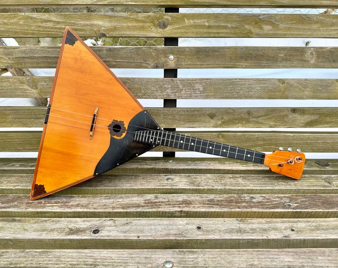 Balalaika Musical Instrument of the USSR Ancient Instrument Primitives ...