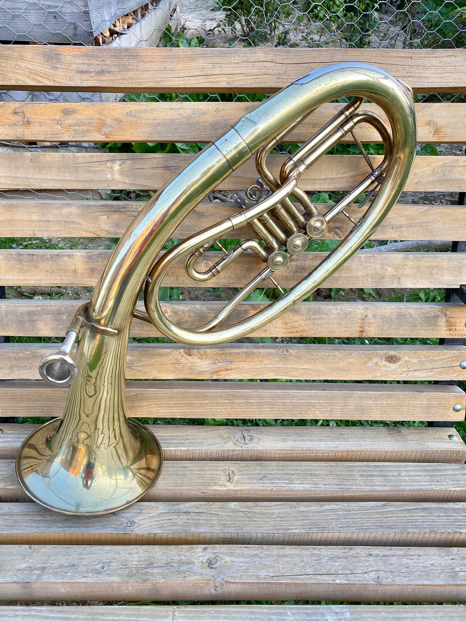 Large Musical Trumpet 32 Inch Musical Instrument Made From - Etsy