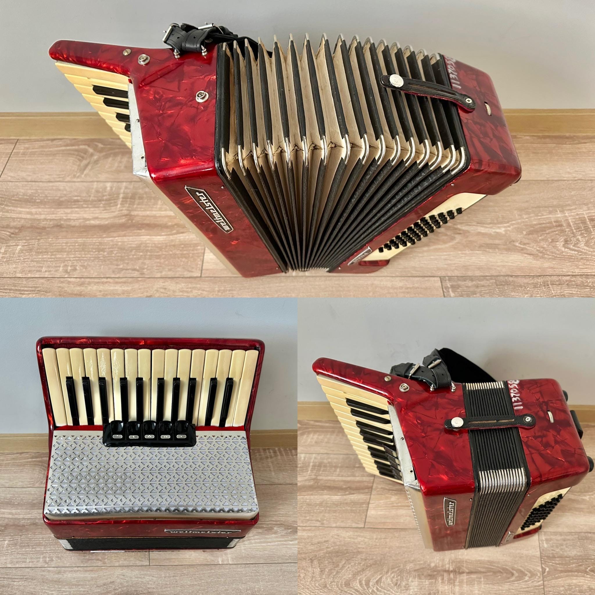 Rare Germany Accordion, Small Accordion, 2/4 Accordion, 40 Bass, 26 Key ...
