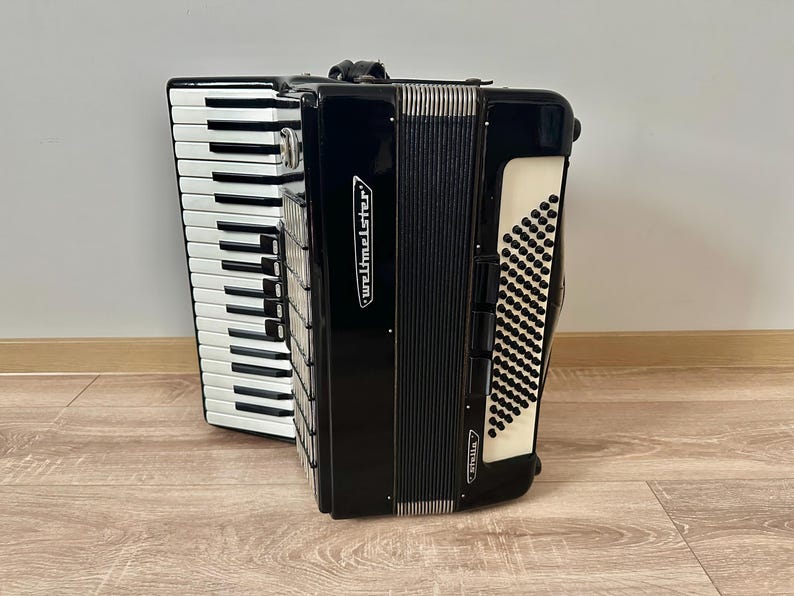 Rare Weltmeister Accordion, 7/8 Accordion, Stella, 96 Bass, 37 Key, 3 ...