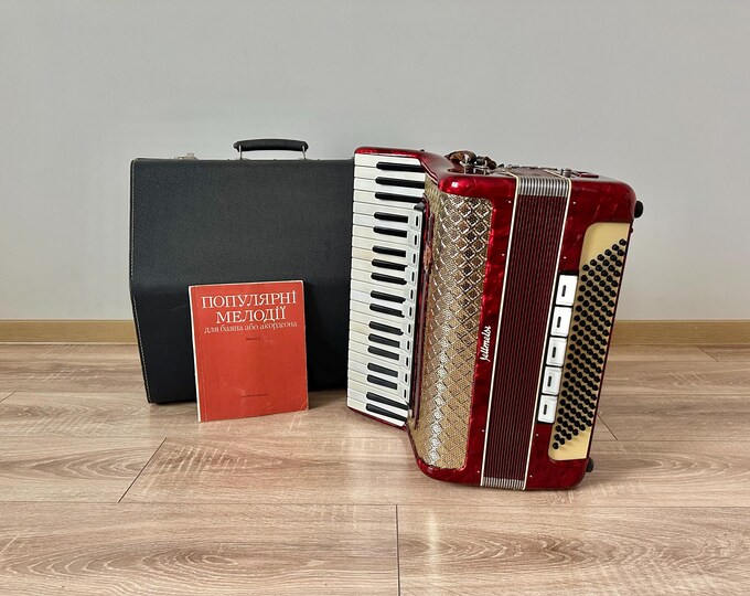 Rare Weltmeister Accordion, 120 Bass, 4 Voice, 11+5 Registers, Germany ...