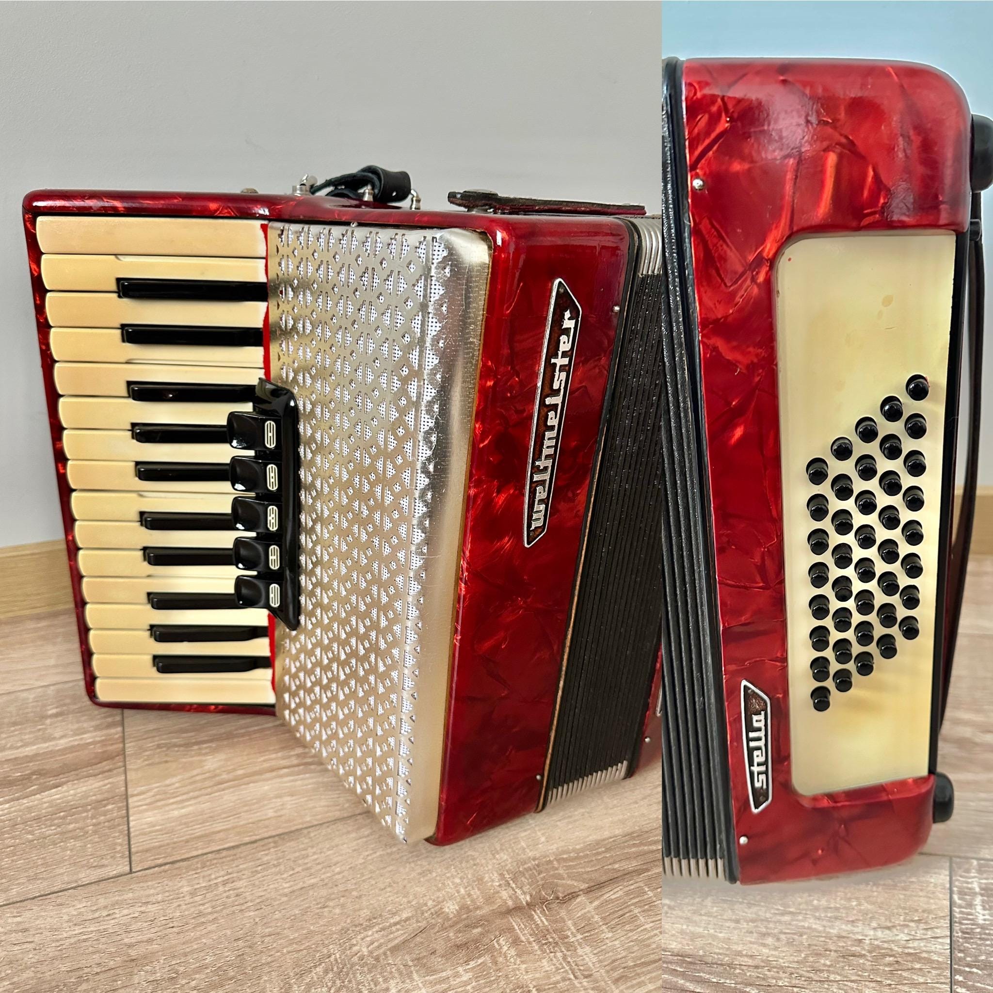 Rare Germany Accordion, Small Accordion, 2/4 Accordion, 40 Bass, 26 Key ...
